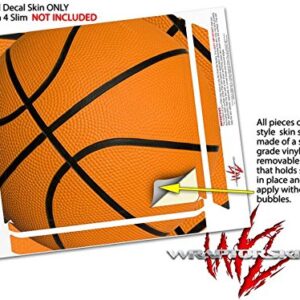 Vinyl Decal Skin Wrap compatible with Sony PlayStation 4 Slim Console Basketball (PS4 NOT INCLUDED)