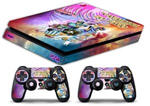 skin ps4 slim - saint seiya knights of the zodiac - limited edition decal cover adesiva playstation 4 slim sony bundle