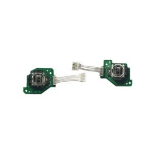 rinbers® left right analog joysticks with pcb and flex cable assembly replacement for nintendo wii u gamepad controller