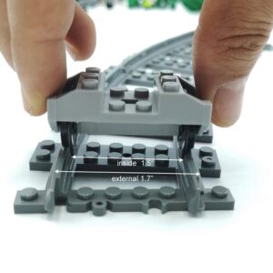 City Train Tracks Non-Powered City Railroad 24pcs Compatible Major Brands Building Block Toy Gifts