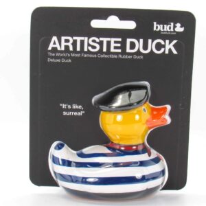 Artiste (Paris) Rubber Duck by Bud Ducks | Elegant Gift Packaging - "It's like surreal!" | Child Safe | Collectable