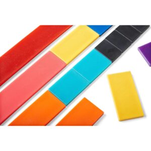 hand2mind Plastic Rainbow Blank Fraction Tiles, Montessori Math Materials, Fraction Manipulatives, Unit Fraction, Fraction Bars Math Manipulatives, Fraction Games, Homeschool Supplies (Set of 51)