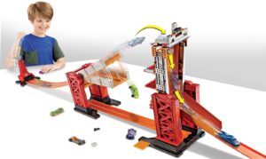 hot wheels track builder stunt bridge kit