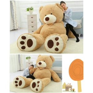 Fengheshun 78" (6.5 Feet) Giant Teddy Bear Cover (Not Stuffed), Best Gift for Girlfriend on Valentine's Day