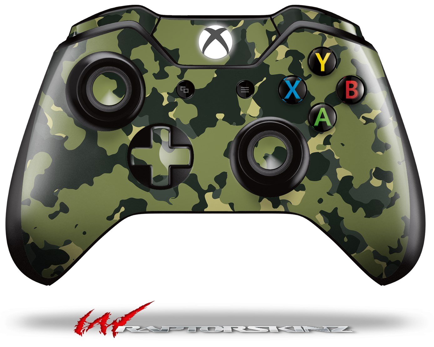 WraptorSkinz Decal Style Vinyl Skin Wrap compatible with XBOX One Original Wireless Controller WraptorCamo Old School Camouflage Camo Army - (CONTROLLER NOT INCLUDED)