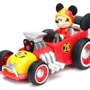 Jada Toys Disney Mickey Roadster Racer RC Vehicle Red, Standard