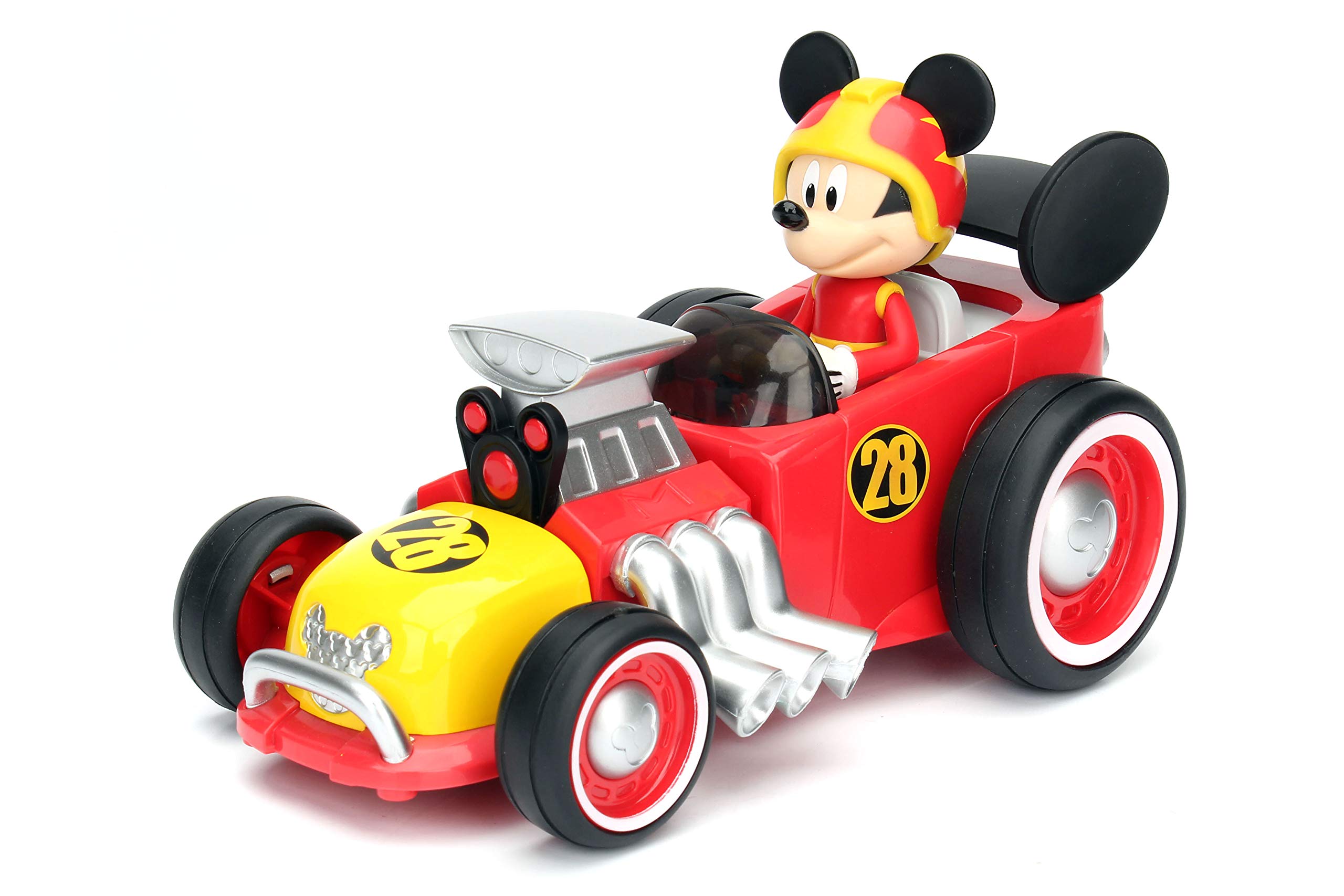 Jada Toys Disney Mickey Roadster Racer RC Vehicle Red, Standard