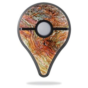 mightyskins skin compatible with pokemon pokemon go plus - woodlands | protective, durable, and unique vinyl decal wrap cover | easy to apply, remove, and change styles | made in the usa