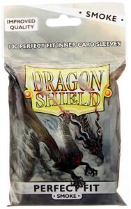 dragon shield at-13023 card case, smoke, one size ( 100 count )