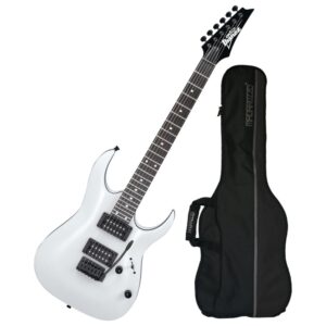 ibanez grga120wh gio electric guitar white w/gig bag