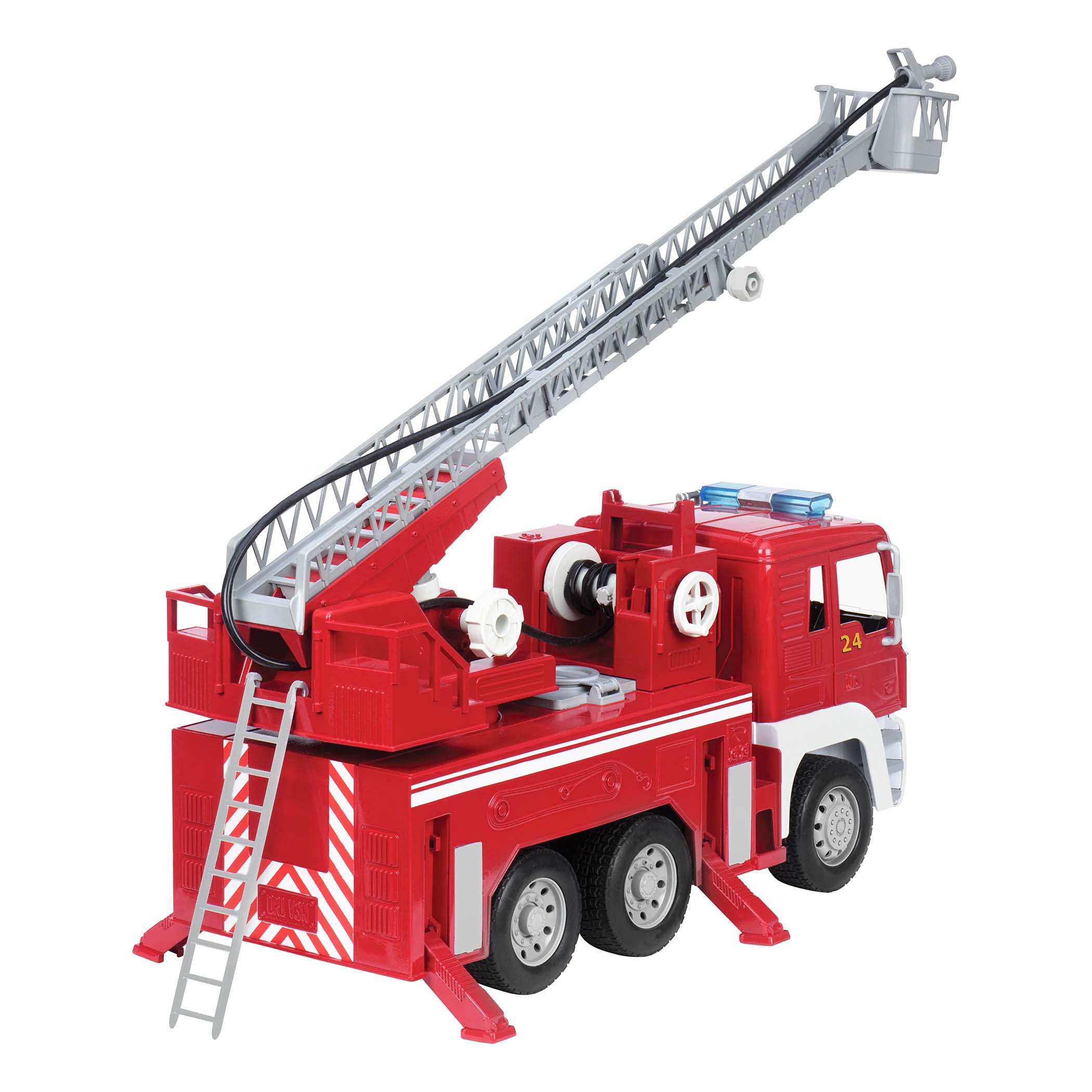 Driven by Battat – Large Toy Fire Truck for Kids – Toy Rescue Vehicle – Red Emergency Toy Truck – Lights & Sounds – 3 Years + – Standard Fire Truck