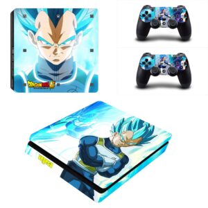 vanknight vinyl decal skin stickers cover anime for ps4 slim s console playstation 4 controllers vegeta