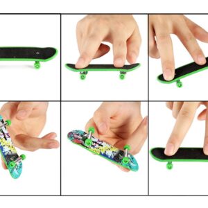 HoneyToys 5pcs Professional Mini Fingerboards/Finger Skateboard, Unique Matte Surface (Random Pattern)