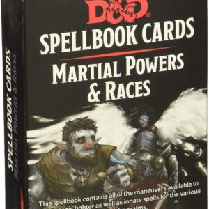 Dungeons & Dragons: Spell Book Cards: Martial Deck Card Game (8 Players)