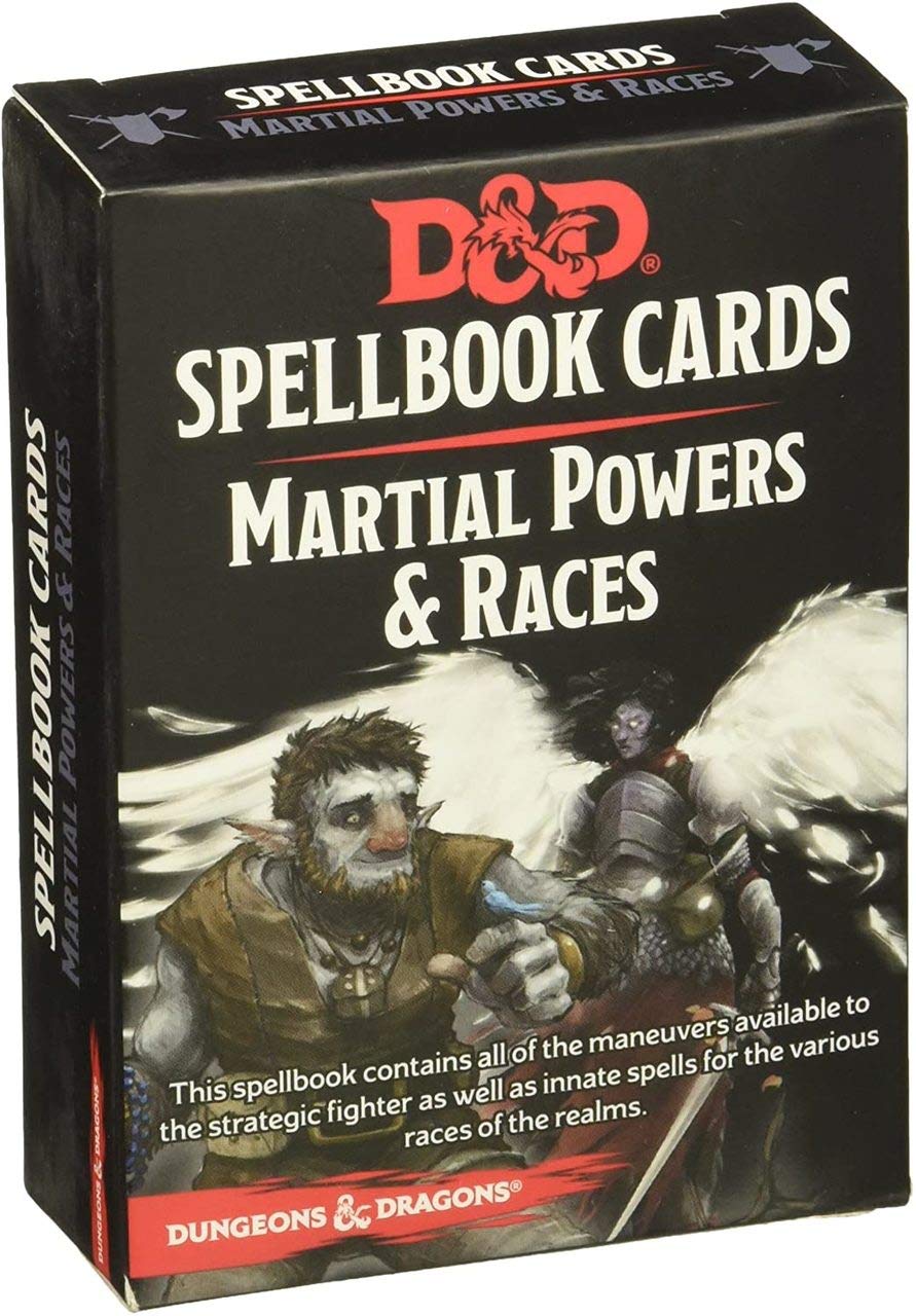 Dungeons & Dragons: Spell Book Cards: Martial Deck Card Game (8 Players)