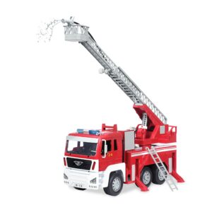 driven by battat – large toy fire truck for kids – toy rescue vehicle – red emergency toy truck – lights & sounds – 3 years + – standard fire truck