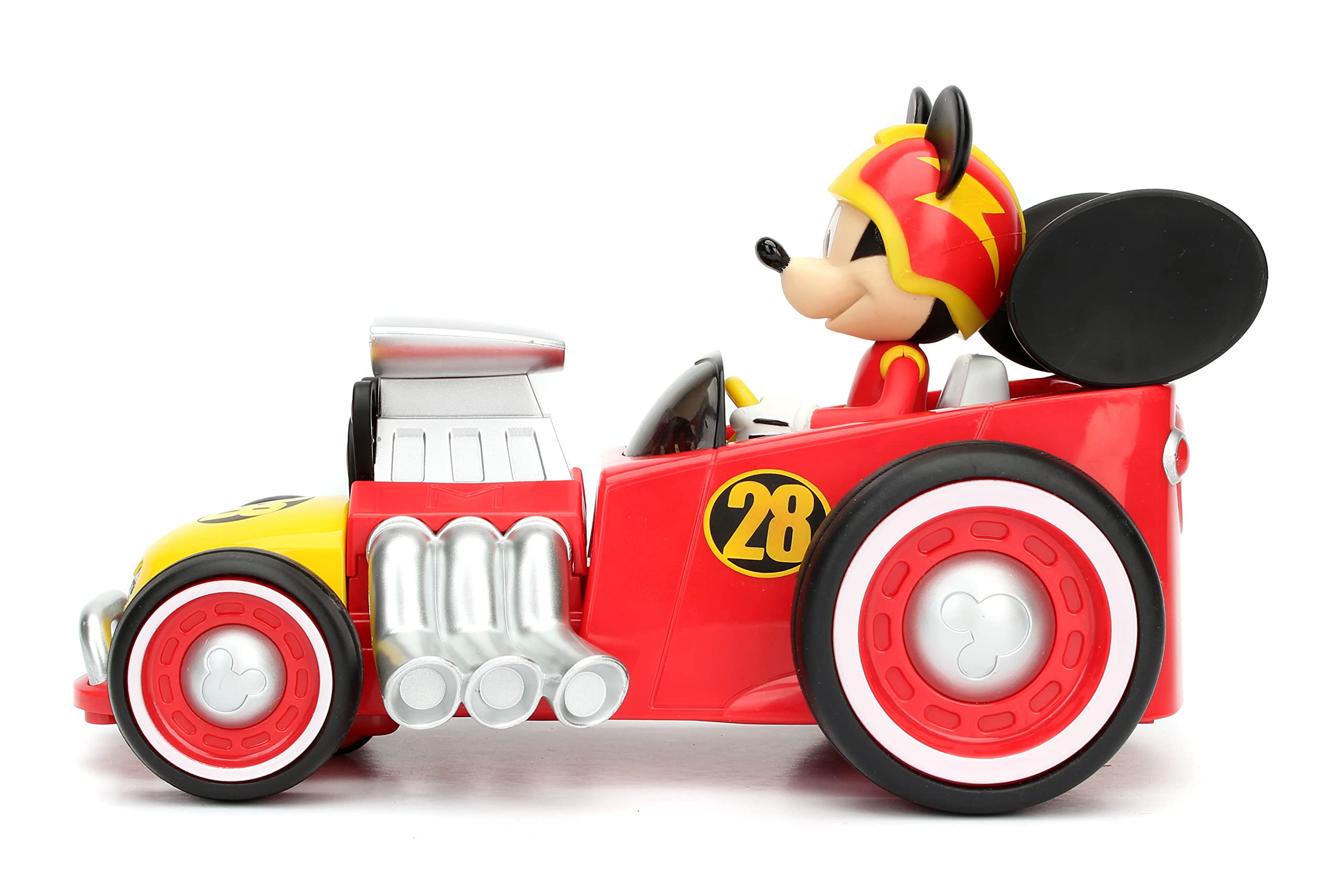 Jada Toys Disney Mickey Roadster Racer RC Vehicle Red, Standard