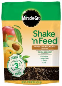 miracle-gro 3002810 shake 'n feed continuous release citrus, avocado & mango plant food