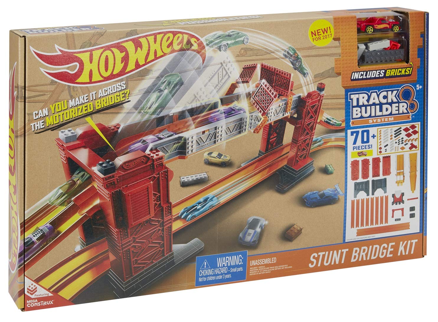 Hot Wheels Track Builder Stunt Bridge Kit