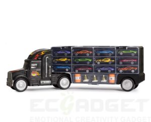 big daddy tractor trailer car collection case carrier transport toy truck for kids