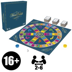 Trivial Pursuit Classic Edition Board Game for Adults and Teens Ages 16 and Up, Trivia Game for 2-6 Players