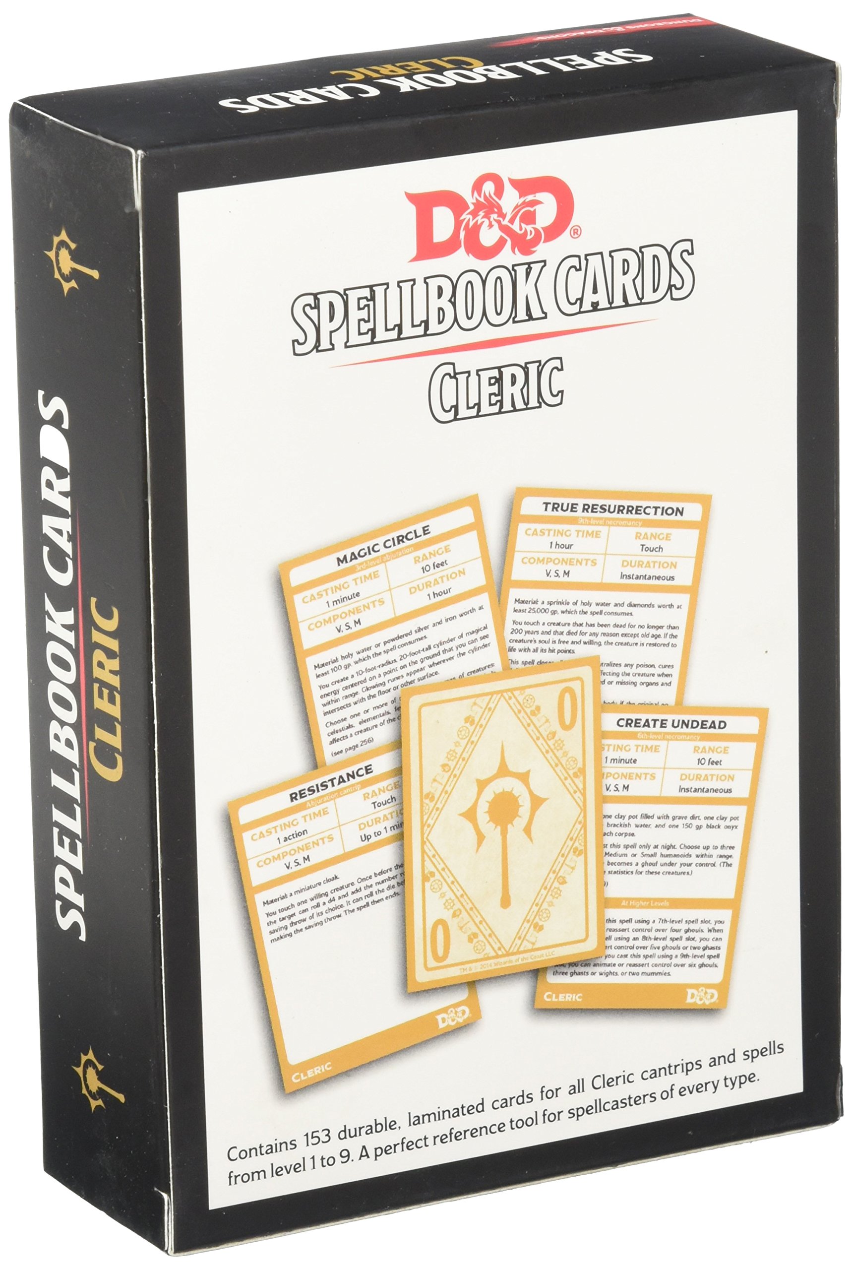 Dungeons & Dragons: Spell Book Cards: Cleric Deck Card Game (8 Players)