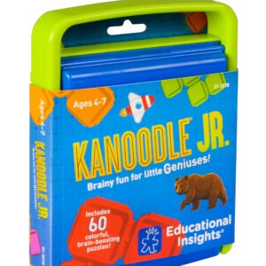 Educational Insights Kanoodle Jr. Brain Boosting Puzzle Game, Brain Teaser Game for Kids, 2-D & 3-D Puzzles, Gift For Kids Ages 4 to 7