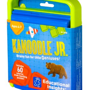 Educational Insights Kanoodle Jr. Brain Boosting Puzzle Game, Brain Teaser Game for Kids, 2-D & 3-D Puzzles, Gift For Kids Ages 4 to 7