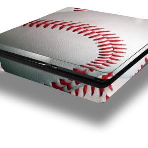 Vinyl Decal Skin Wrap compatible with Sony PlayStation 4 Slim Console Baseball (PS4 NOT INCLUDED)