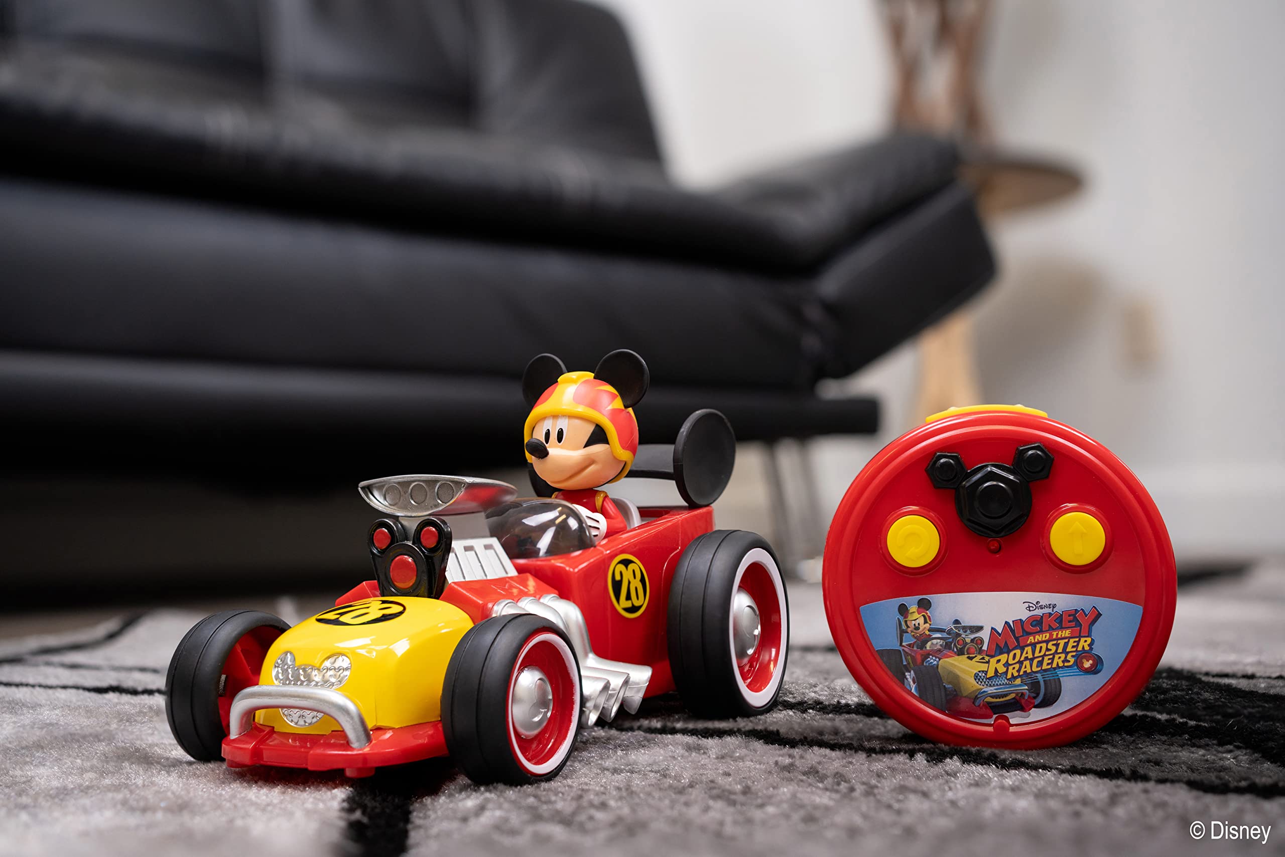 Jada Toys Disney Mickey Roadster Racer RC Vehicle Red, Standard