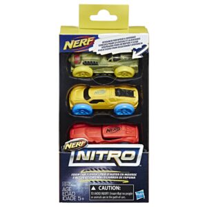 Nerf Nitro Foam Car 3-Pack, Set 5