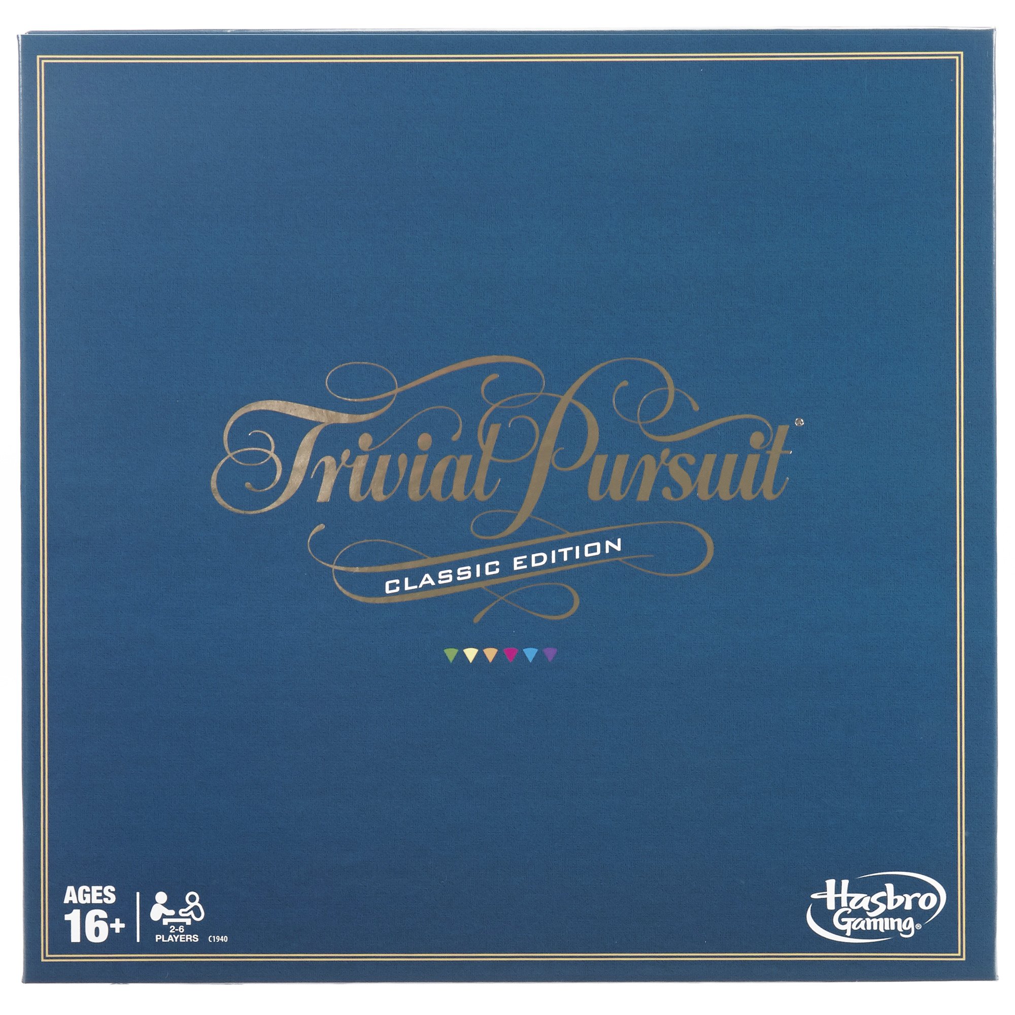 Trivial Pursuit Classic Edition Board Game for Adults and Teens Ages 16 and Up, Trivia Game for 2-6 Players