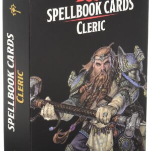 Dungeons & Dragons: Spell Book Cards: Cleric Deck Card Game (8 Players)