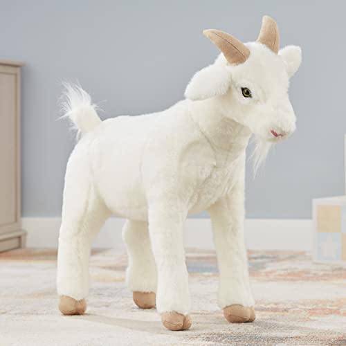 Melissa & Doug Plush Goat - Soft, Multi-Colored Stuffed Animal Toy for Ages 7+