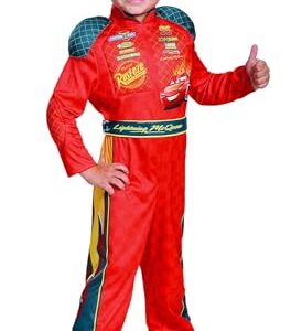 Cars 3 Lightning Mcqueen Classic Toddler Costume, Red, Medium (3T-4T)