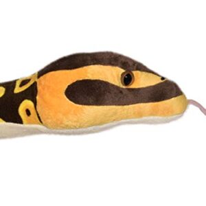 Wild Republic Snakes, Snake Plush, Stuffed Animal, Plush Toy, Gifts for Kids, Ball Python, 54"