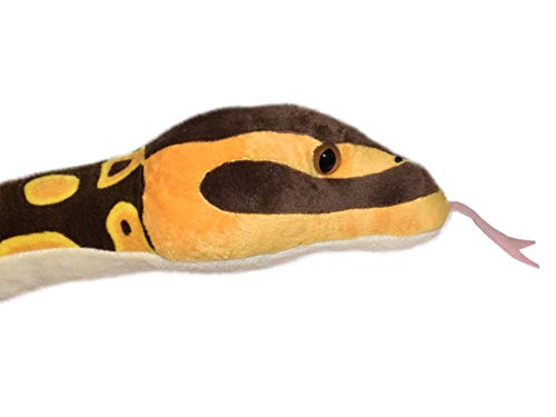 Wild Republic Snakes, Snake Plush, Stuffed Animal, Plush Toy, Gifts for Kids, Ball Python, 54"