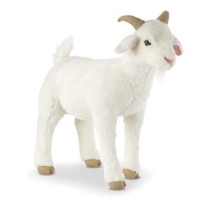 melissa & doug plush goat - soft, multi-colored stuffed animal toy for ages 7+