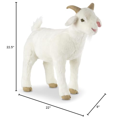 Melissa & Doug Plush Goat - Soft, Multi-Colored Stuffed Animal Toy for Ages 7+