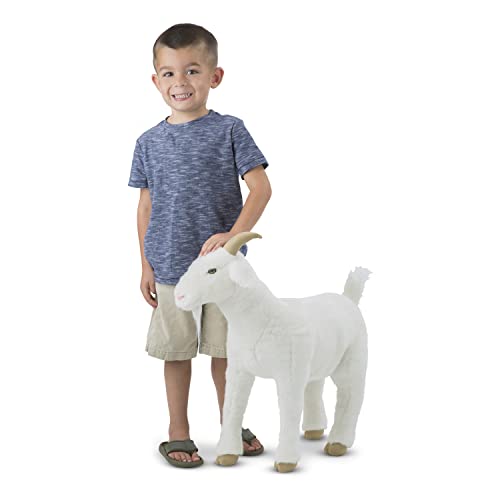 Melissa & Doug Plush Goat - Soft, Multi-Colored Stuffed Animal Toy for Ages 7+