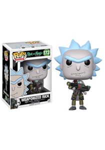 funko pop animation rick and morty weaponized rick (styles may vary) action figure