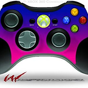 Smooth Fades Hot Pink Blue - WraptorSkinz Decal Style Vinyl Skin compatible with XBOX 360 Wireless Controller (CONTROLLER NOT INCLUDED)