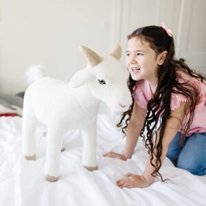 Melissa & Doug Plush Goat - Soft, Multi-Colored Stuffed Animal Toy for Ages 7+