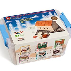 Wise Elk Toy Storage construction set, real plaster bricks, gypsum reusable building kit, 370 pcs, educational gift