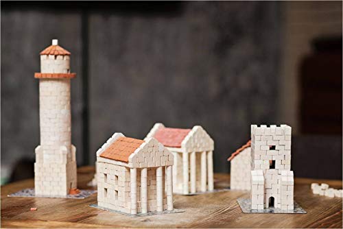 Wise Elk Toy Storage construction set, real plaster bricks, gypsum reusable building kit, 370 pcs, educational gift