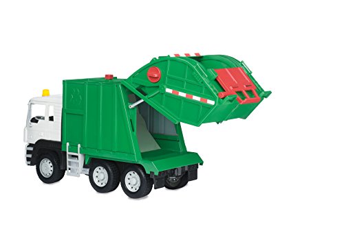 Driven by Battat – Large Toy Recycling Truck For Kids – Toy City Vehicle – Lights & Sounds Toy Truck – Movable Parts – 3 Years + – Standard Green Recycling Truck