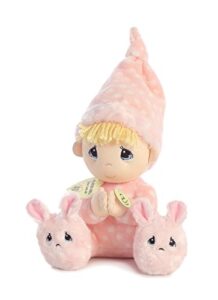 aurora world precious moments prayer girl with sound spanish plush,, 9.5 inches