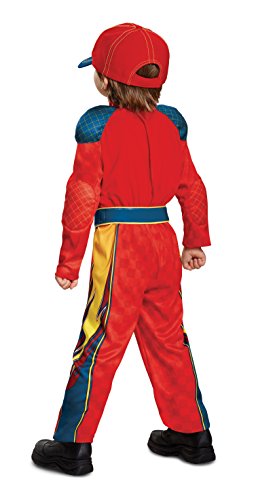 Cars 3 Lightning Mcqueen Classic Toddler Costume, Red, Medium (3T-4T)