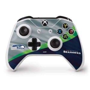 skinit decal gaming skin compatible with xbox one s controller - officially licensed nfl seattle seahawks design