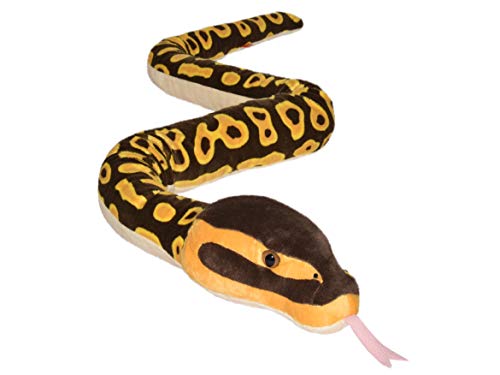 Wild Republic Snakes, Snake Plush, Stuffed Animal, Plush Toy, Gifts for Kids, Ball Python, 54"